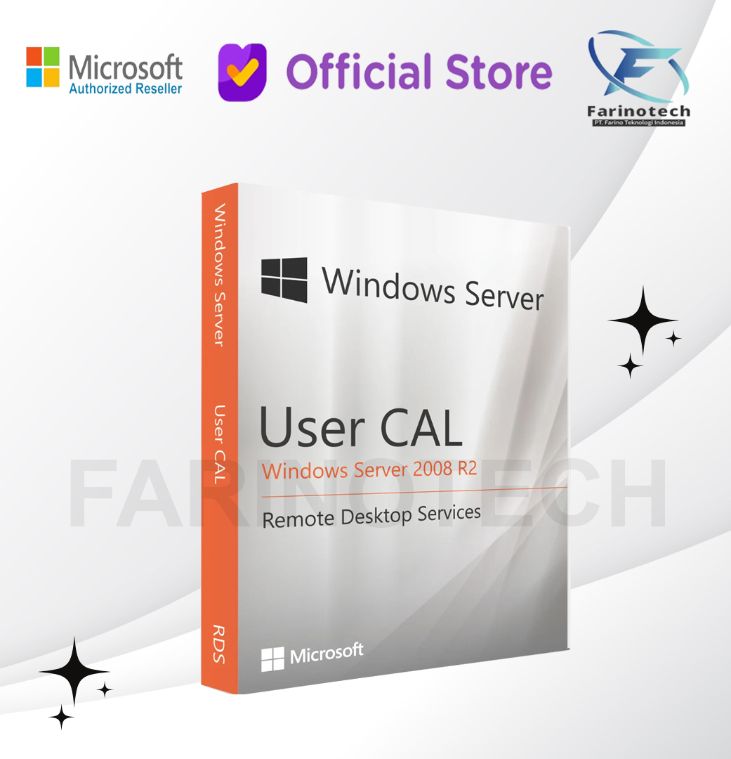 Microsoft Windows Server 2008 RDS Remote Desktop Services User CAL ...